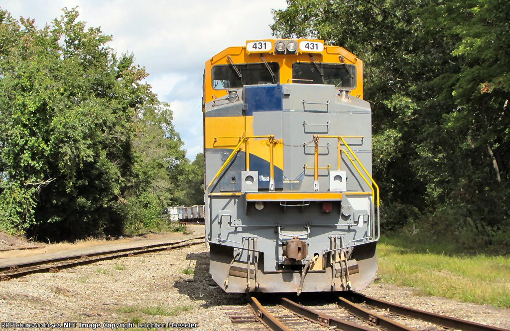 VTR 431 waiting for paint